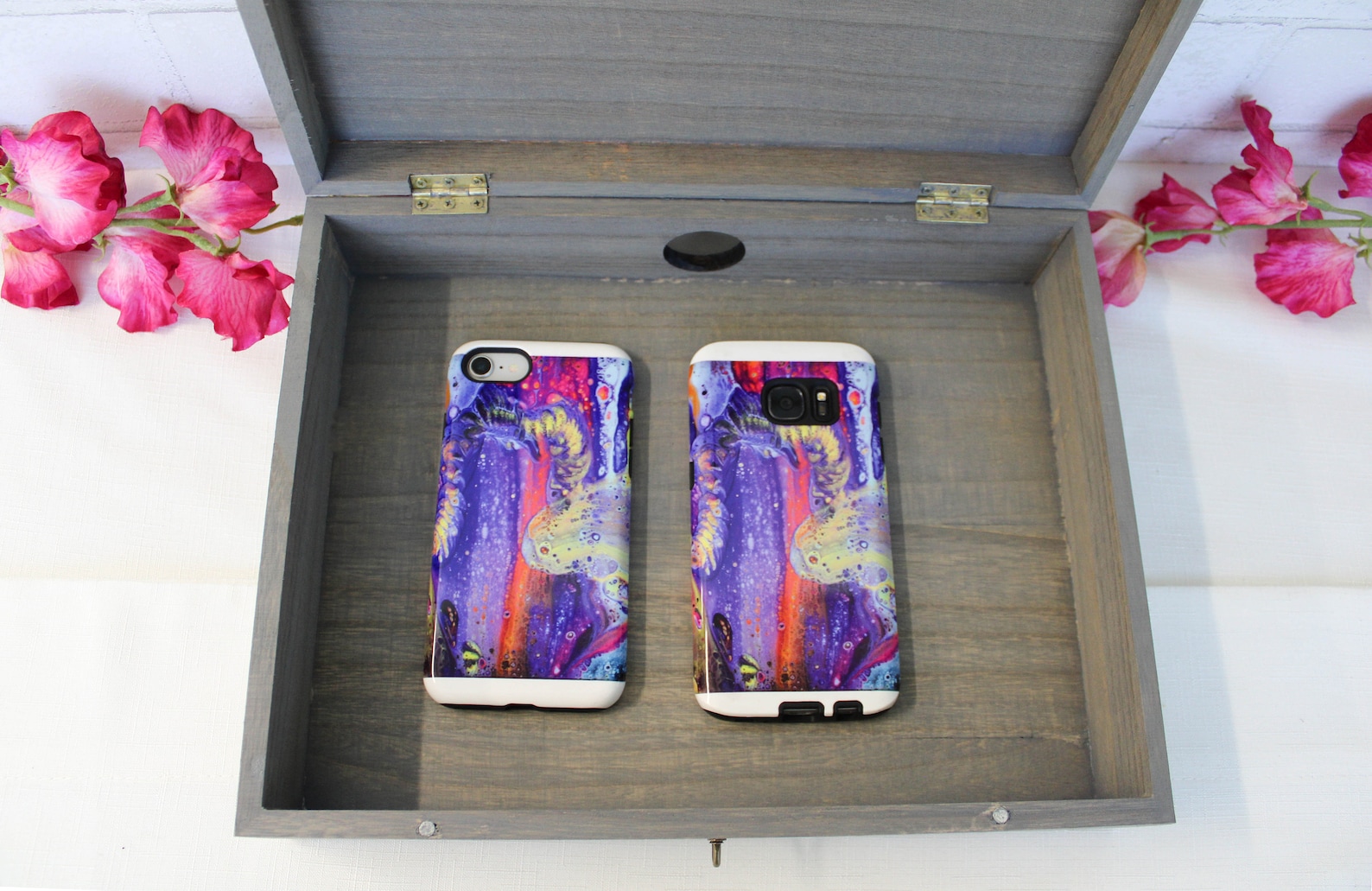 Personalized Unplug Box Family Phone Lock up Wood Cell - Etsy