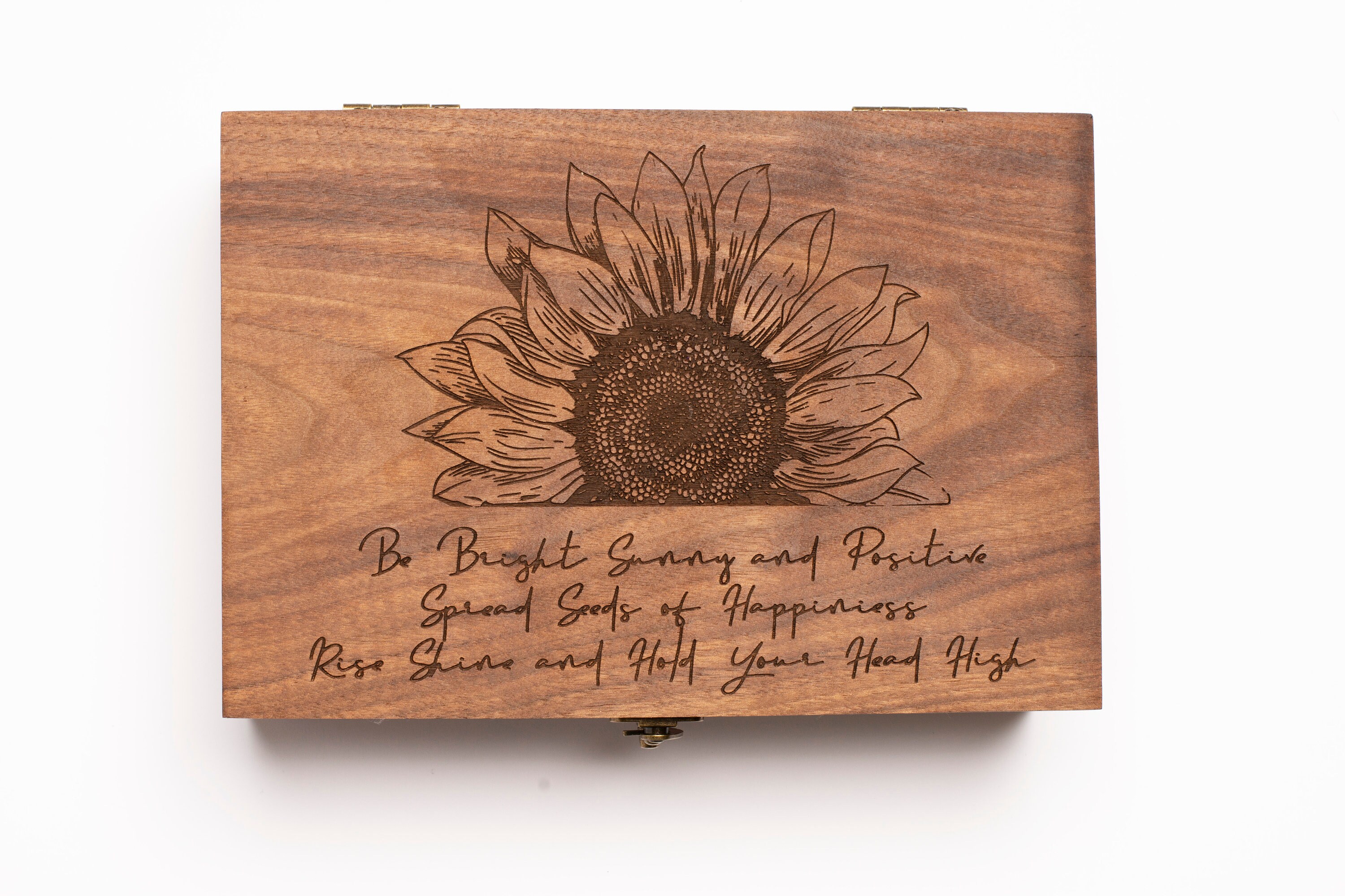 Handmade Keepsake Wood Memory Box Personalized Text or Name | Etsy