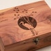 Handmade Keepsake Wood Memory Box Personalized Text or Name on Front ...