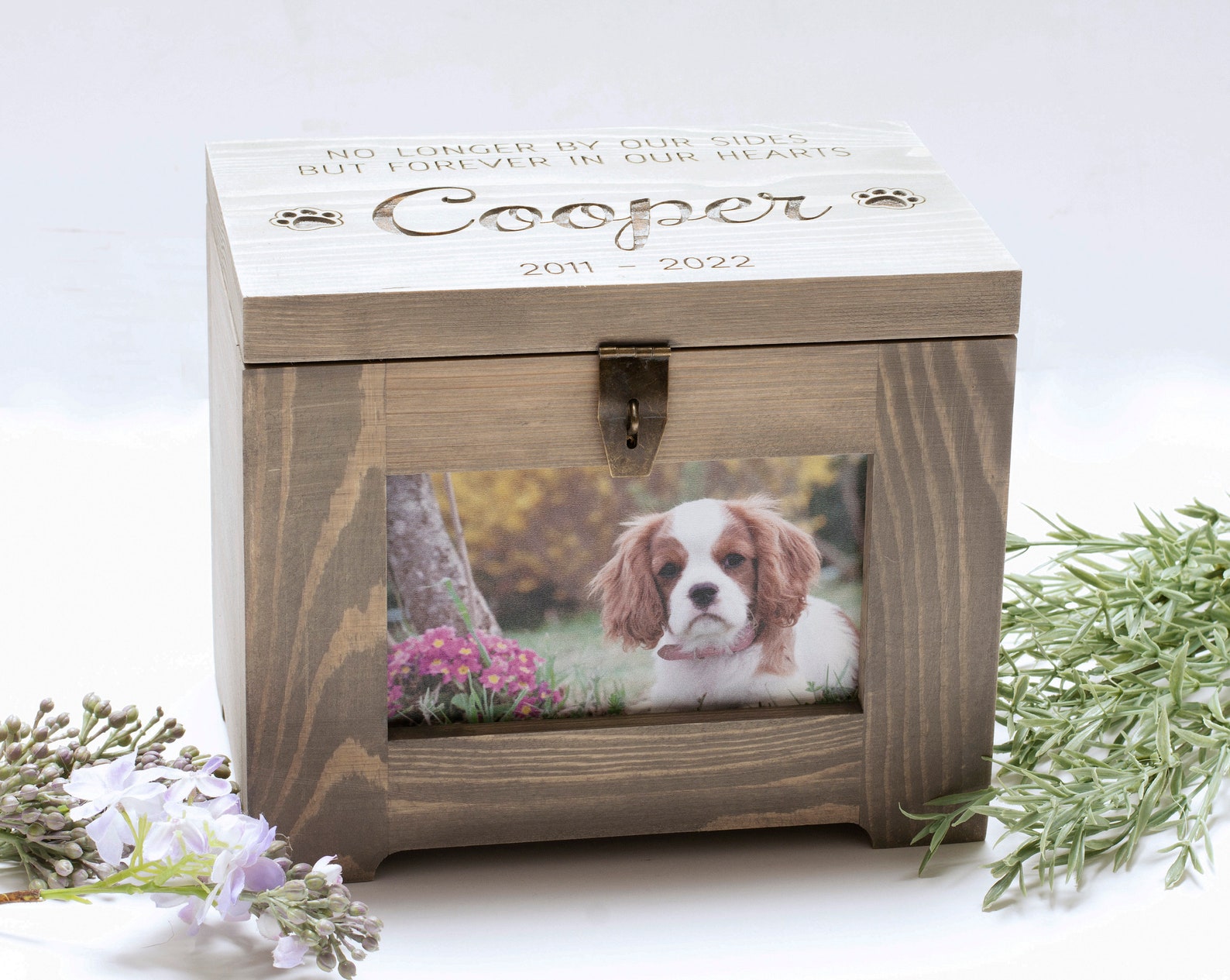 Personalized Pet Memory Box / Urn With Name and Quote or Poem - Etsy