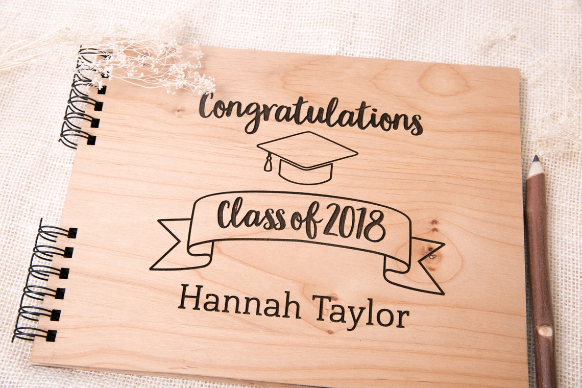 Graduation Photo Album | Senior Party Guest Book | Name & Class Year ...