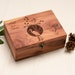 Handmade Keepsake Wood Memory Box Personalized Text or Name on Front ...
