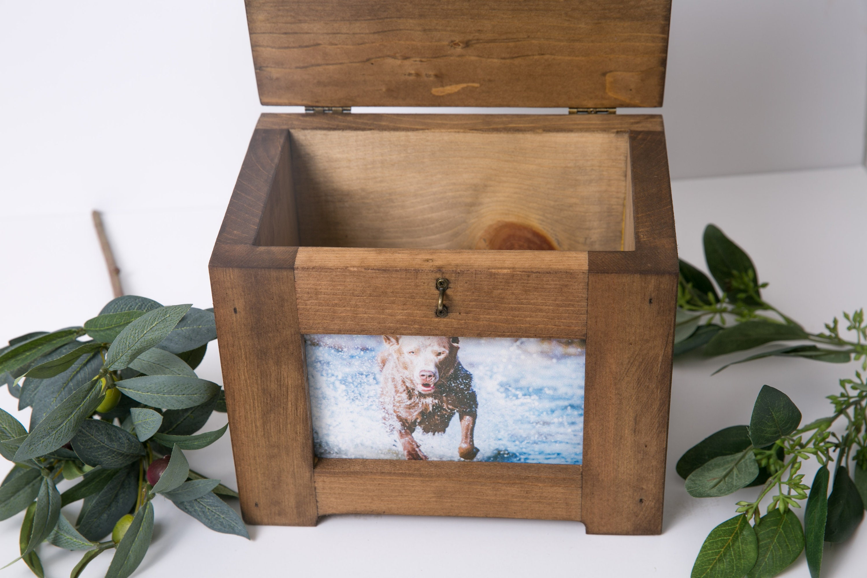 Personalized Pet Memory Box/urn With Photo Dog Memorial | Etsy