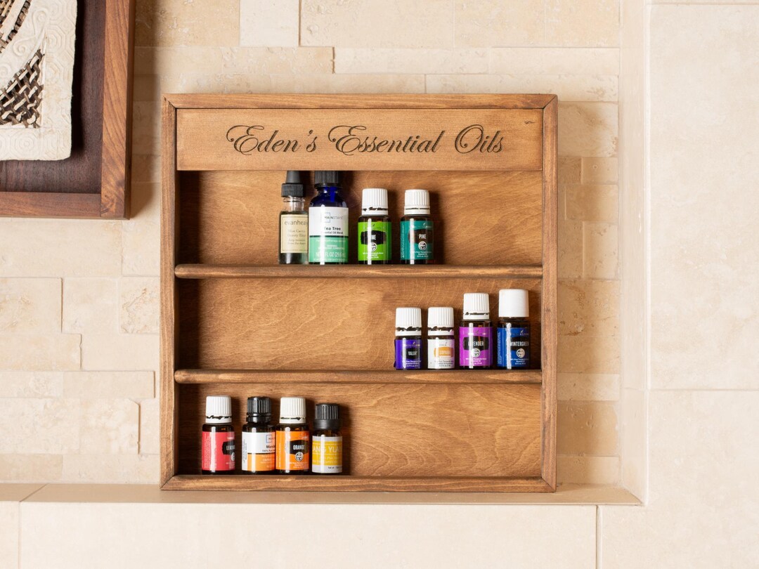 Essential Oil Storage Rack 13x13 | Personalized - Etsy