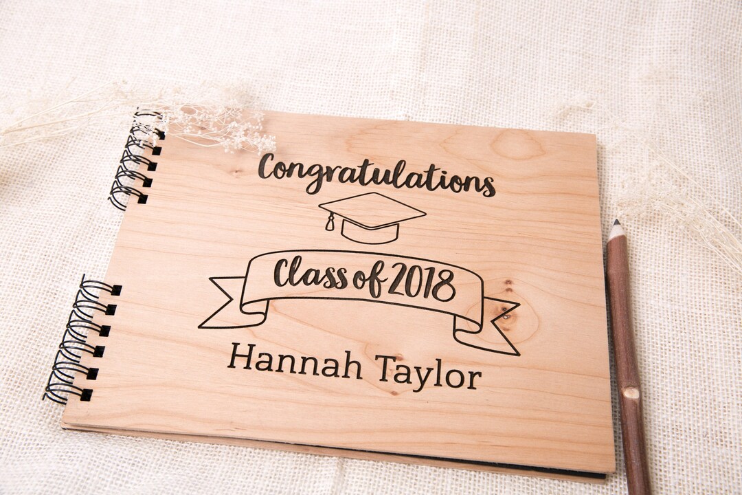 Graduation Photo Album | Senior Party Guest Book | Name & Class Year ...