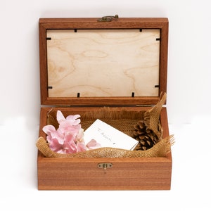 Handcrafted Wooden Wedding Keepsake Box - Personalize Your Special Day ...