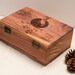 Handmade Keepsake Wood Memory Box Personalized Text or Name on Front ...