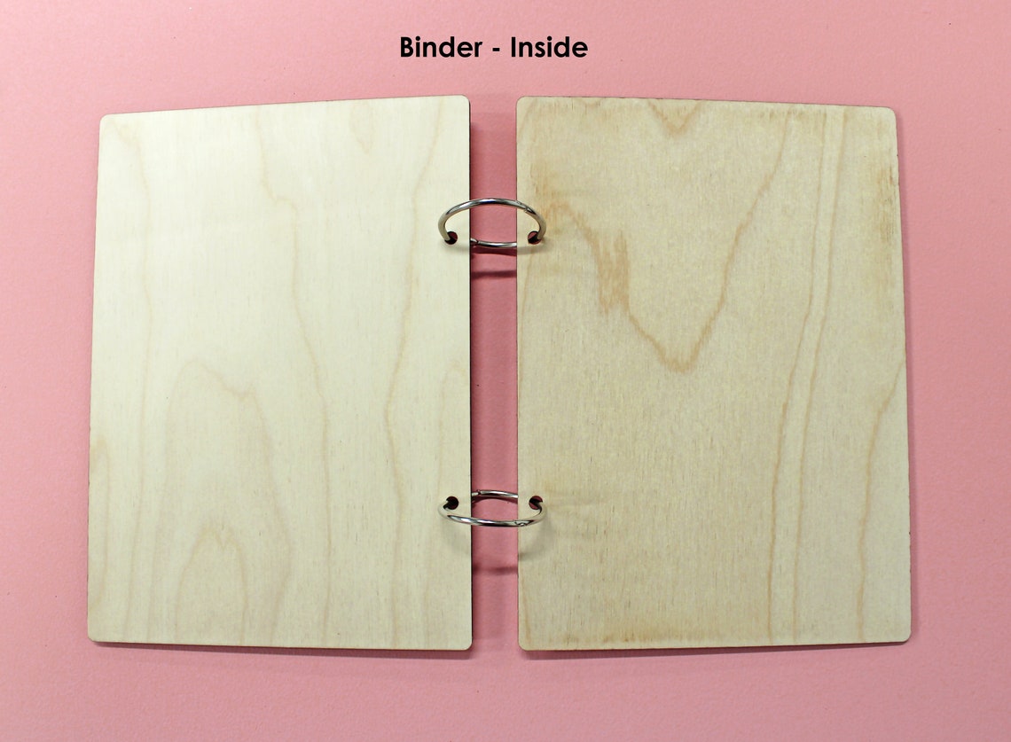 Wood Officiant Book Personalized Journal Notebook or Binder | Etsy