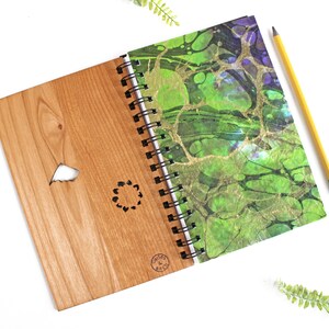 Mountains Personalized Wood Journal Bamboo, Alder, Birch Options - Etsy