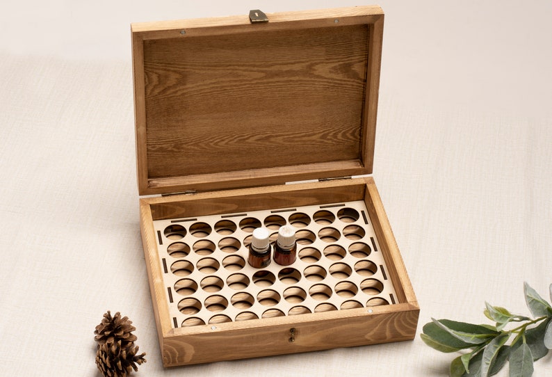 Essential Oil Storage Lock Box Personalized With Name & - Etsy