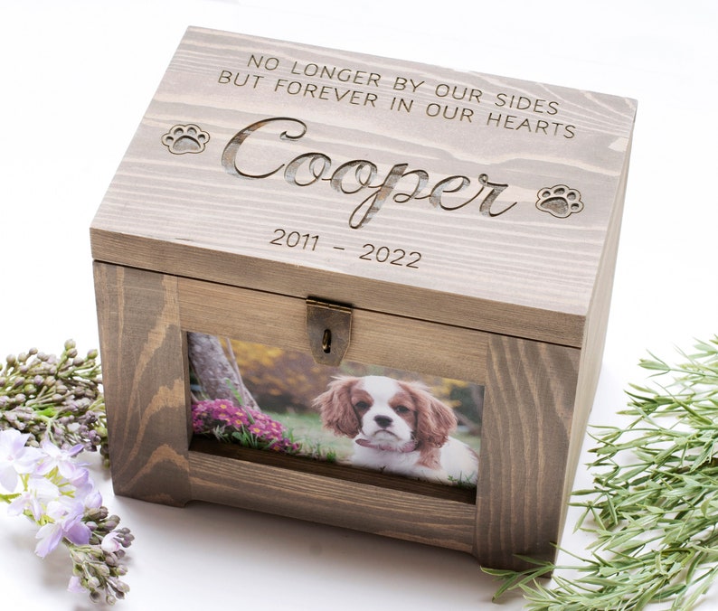 Personalized Pet Memory Box / Urn With Name and Quote or Poem - Etsy
