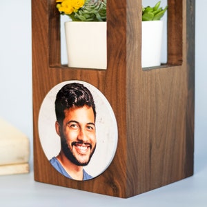 Memorial Urn Keepsake Memory Lantern or Planter Personalized With Photo ...
