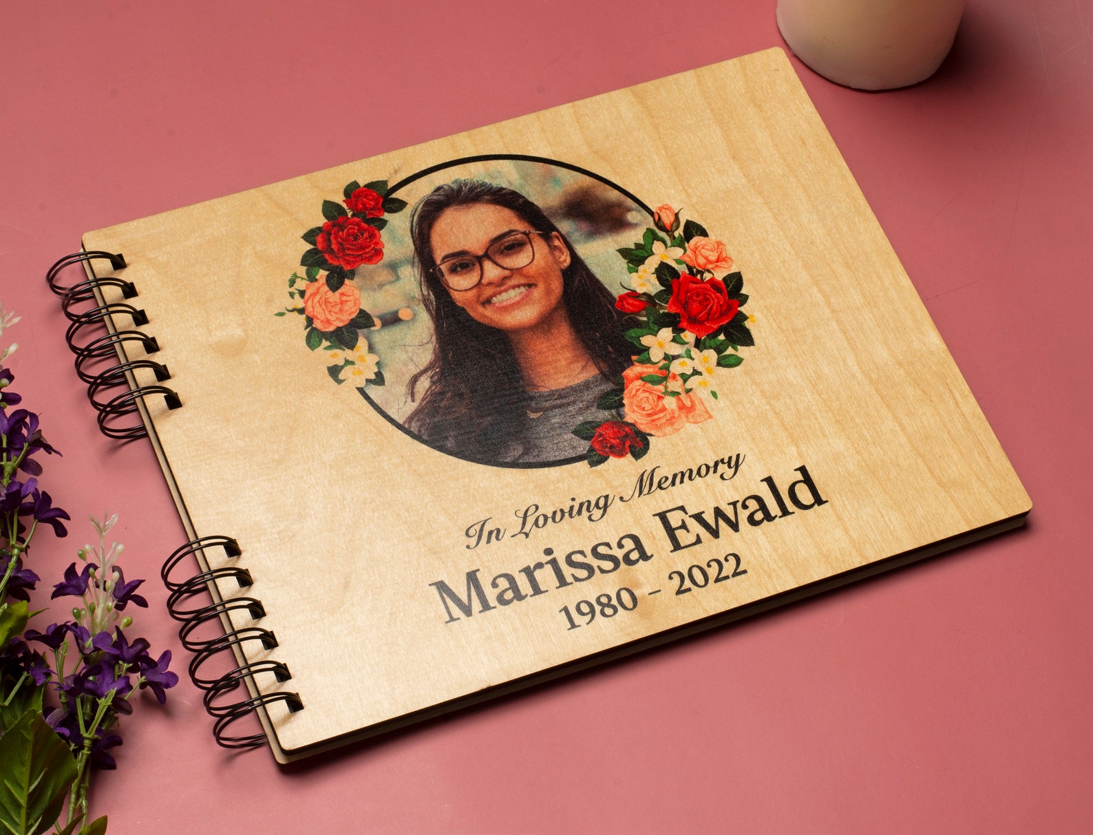 Memorial Guestbook or Memory Album for Loved One With - Etsy