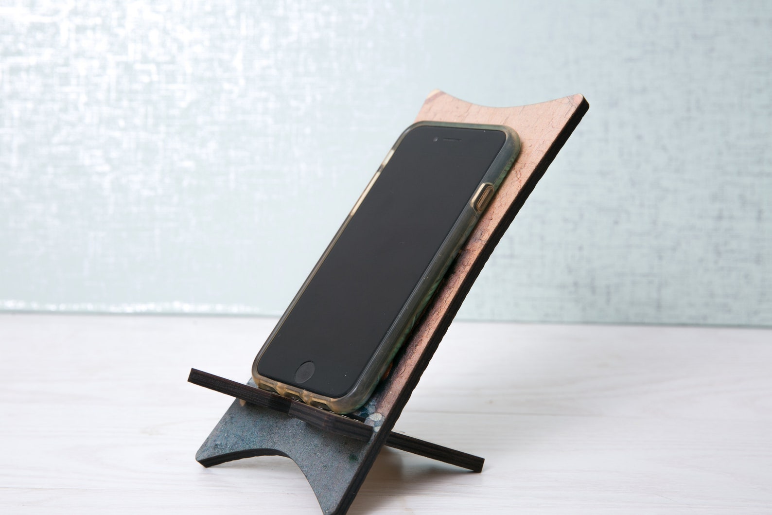 Personalized Wood Cell Phone Stand With Photo - Etsy