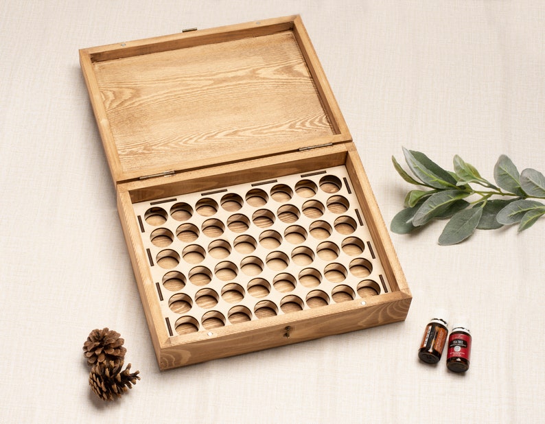 Essential Oil Storage Lock Box Personalized With Name & - Etsy