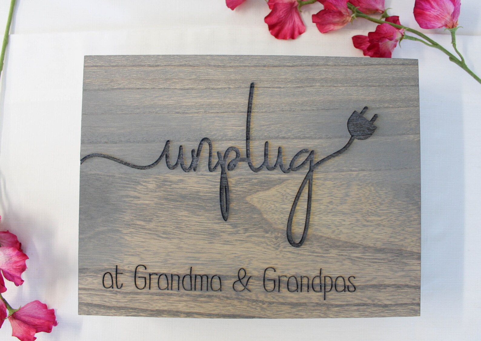 Personalized Unplug Box Family Phone Lock up Wood Cell - Etsy