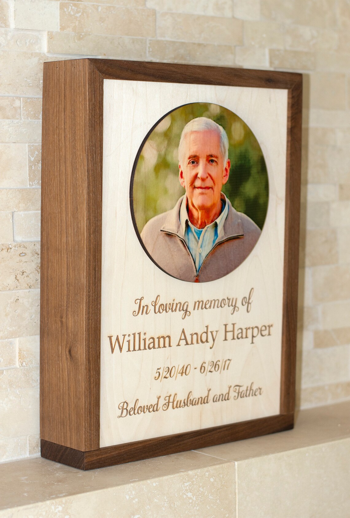 Memorial Urn Personalized With Photo Engraved Name Date | Etsy