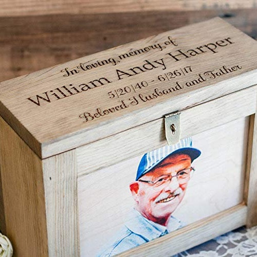 In Memory Box Personalized Wooden Keepsake Box Memorial - Etsy