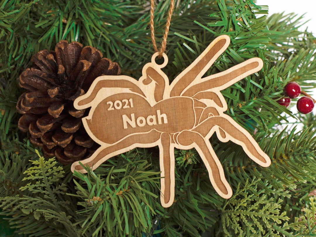 Tarantula Christmas Ornament Personalized Name Year - Etsy