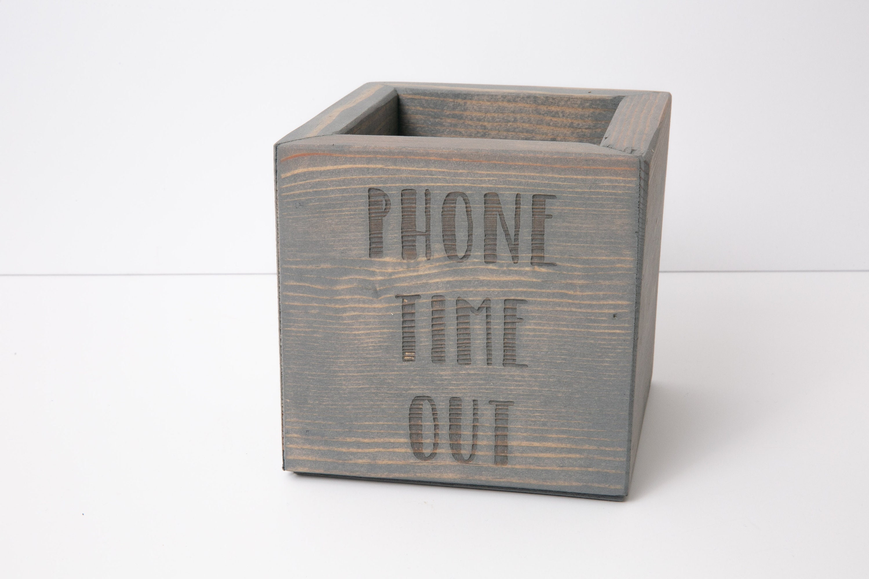 Rustic Unplug Box Family Phone Time Out Wood Cell Phone - Etsy