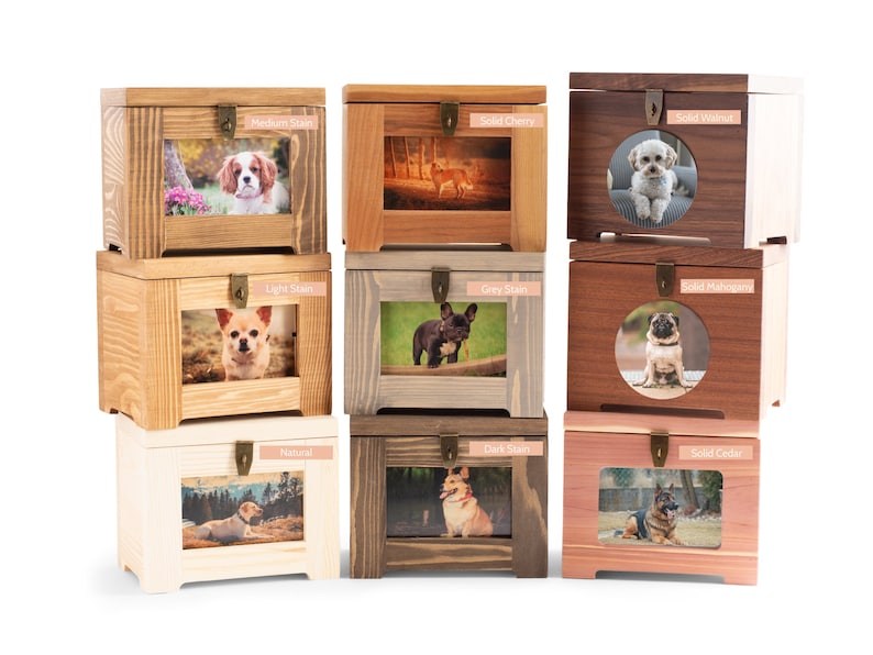 Personalized Pet Memory Box / Urn With Name and Quote or Poem - Etsy