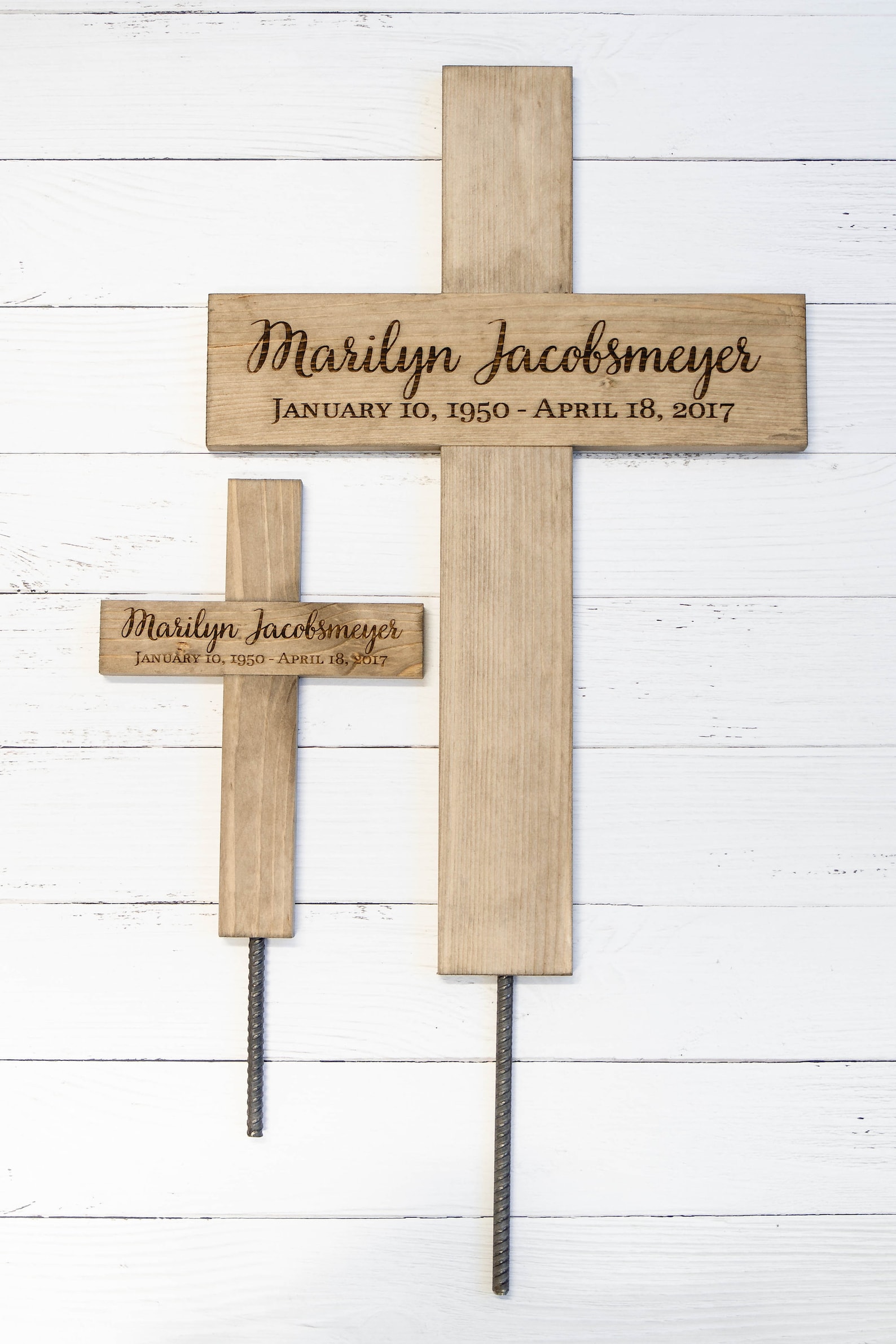Memorial Cross Personalized for Your Loved One - Etsy