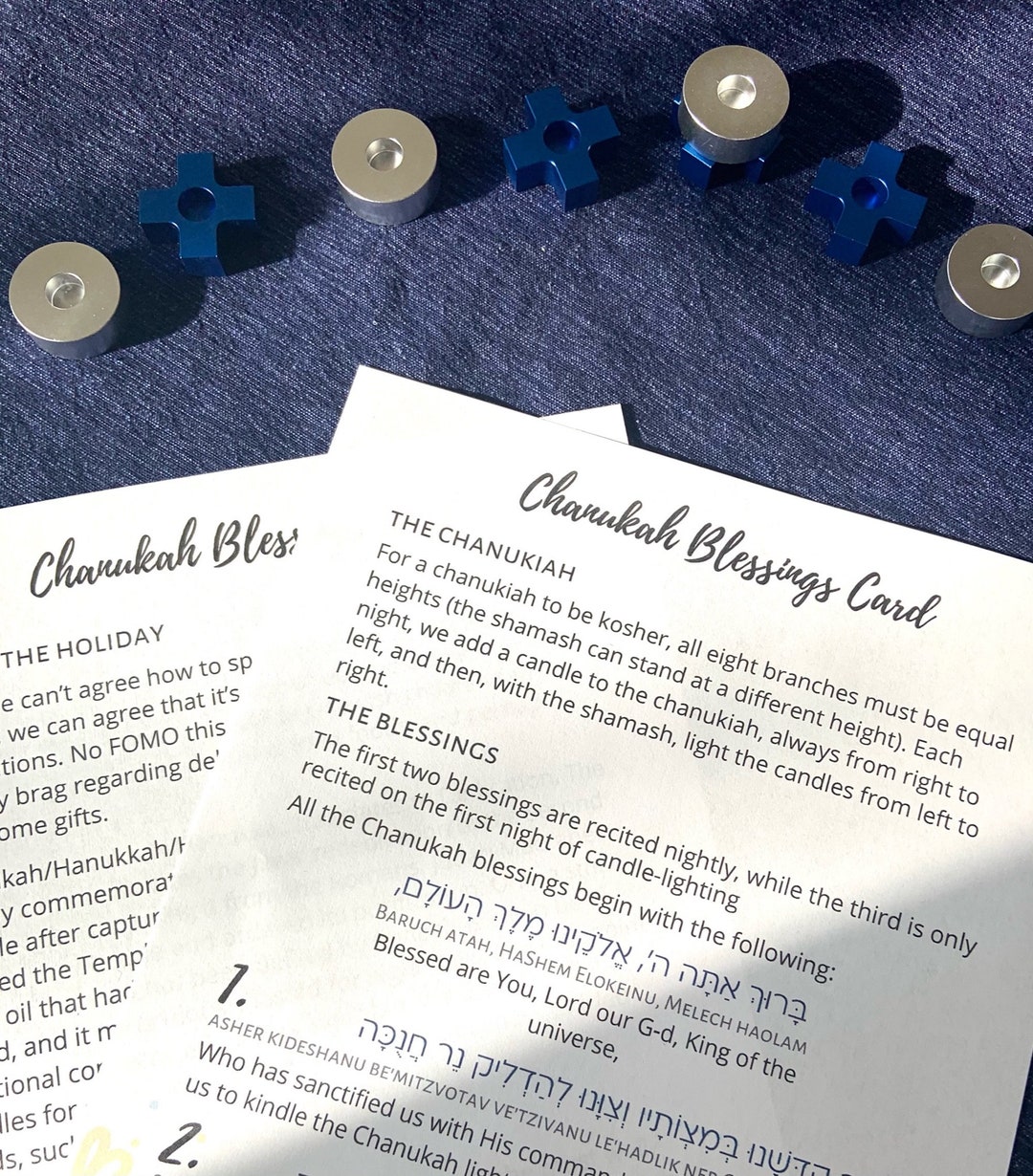 Chanukah/hanukkah Prayers Instant Digital Download (hebrew ...