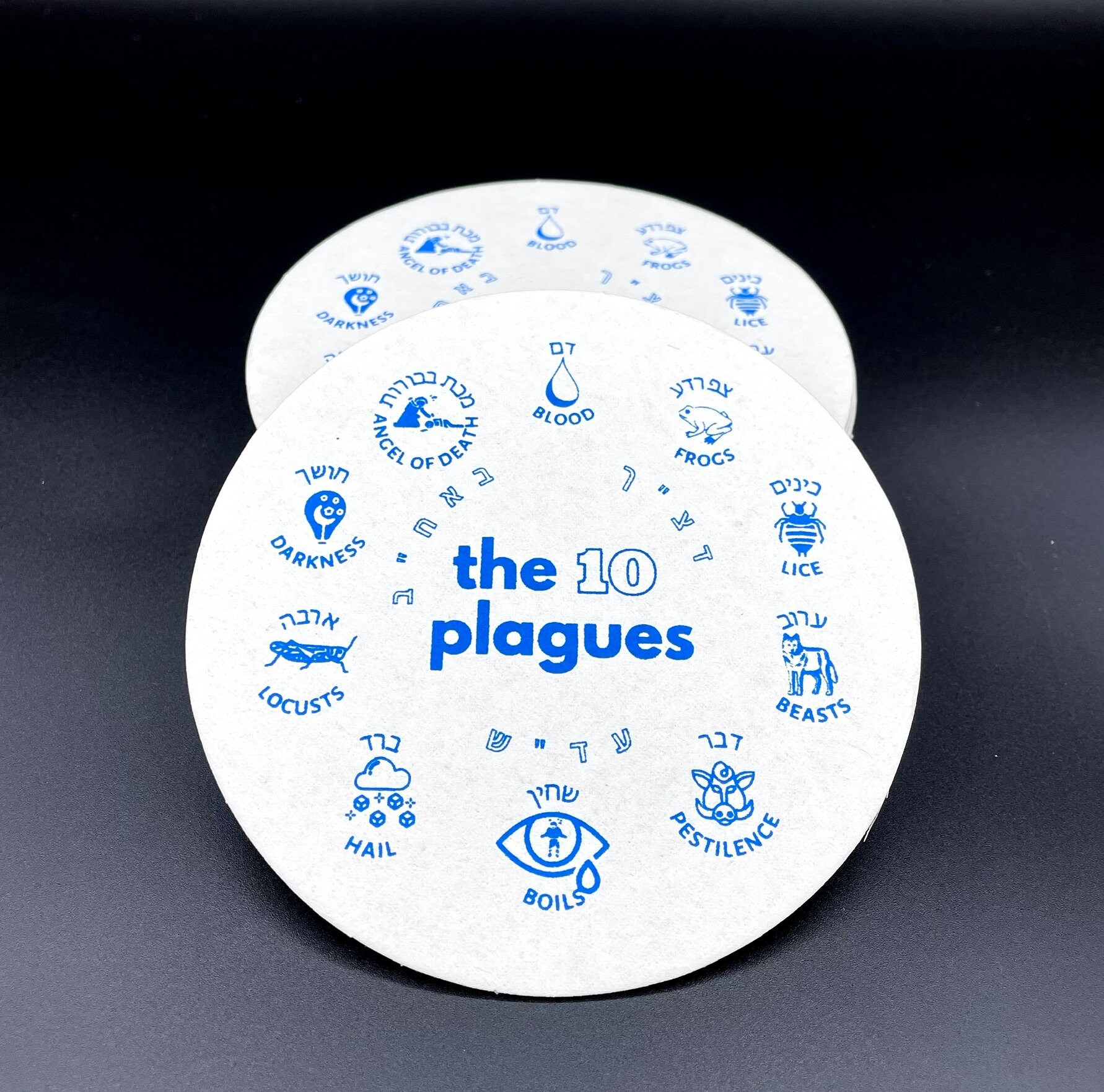 Passover 10 Plague Coasters - Etsy