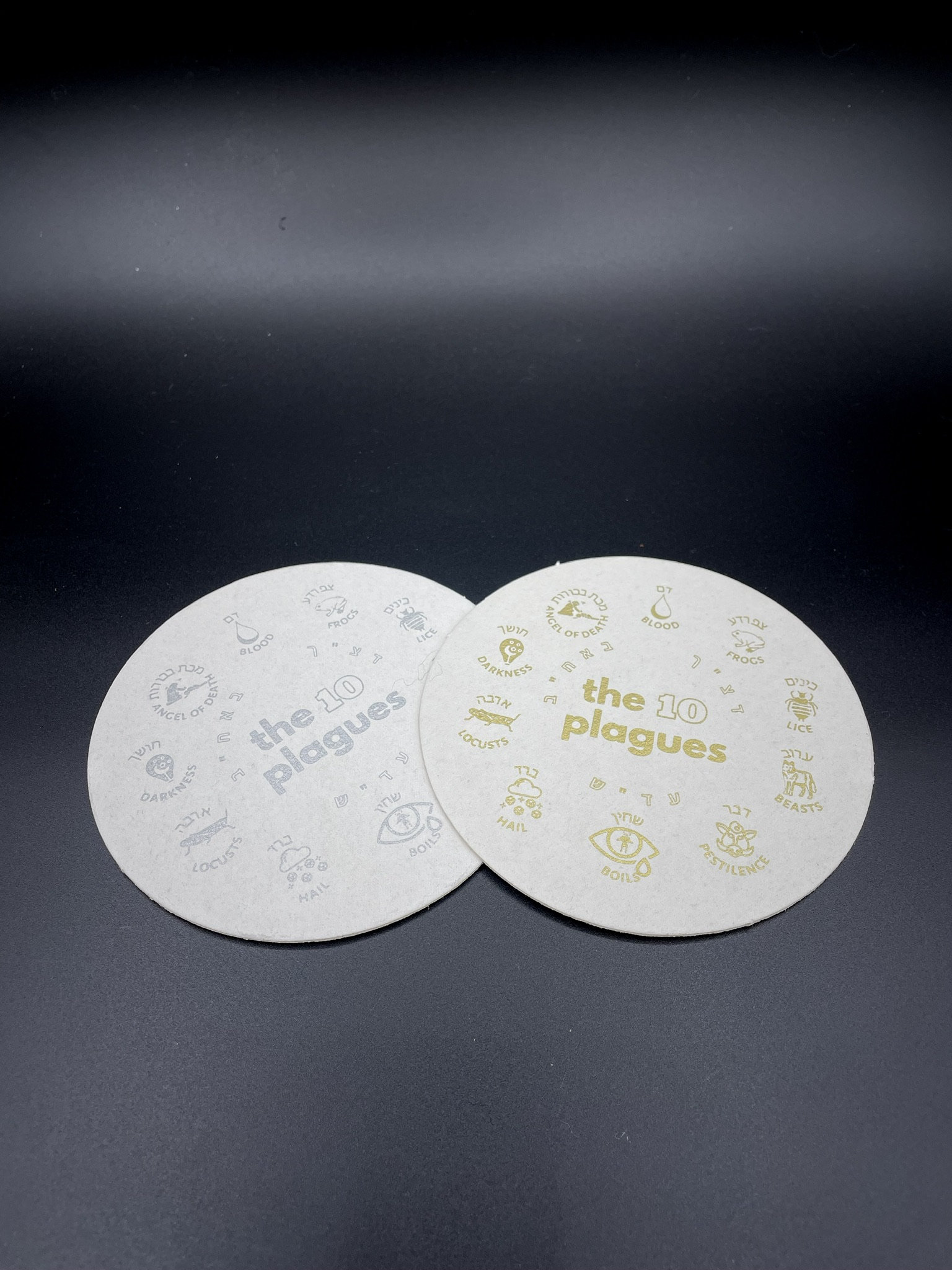 Passover 10 Plague Coasters - Etsy