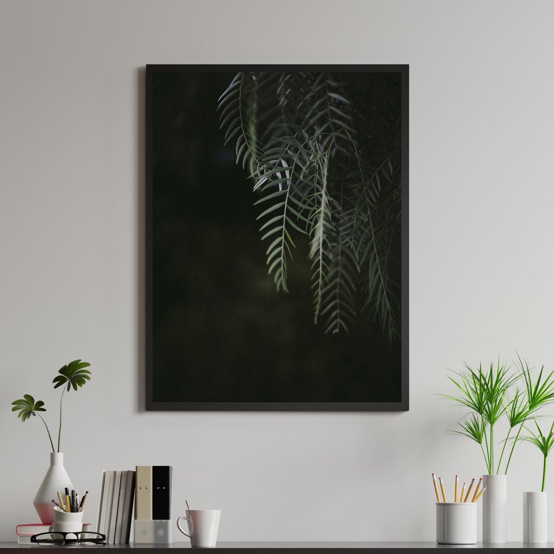 Dark Greenery Photo Print for Interior Decoration - Etsy