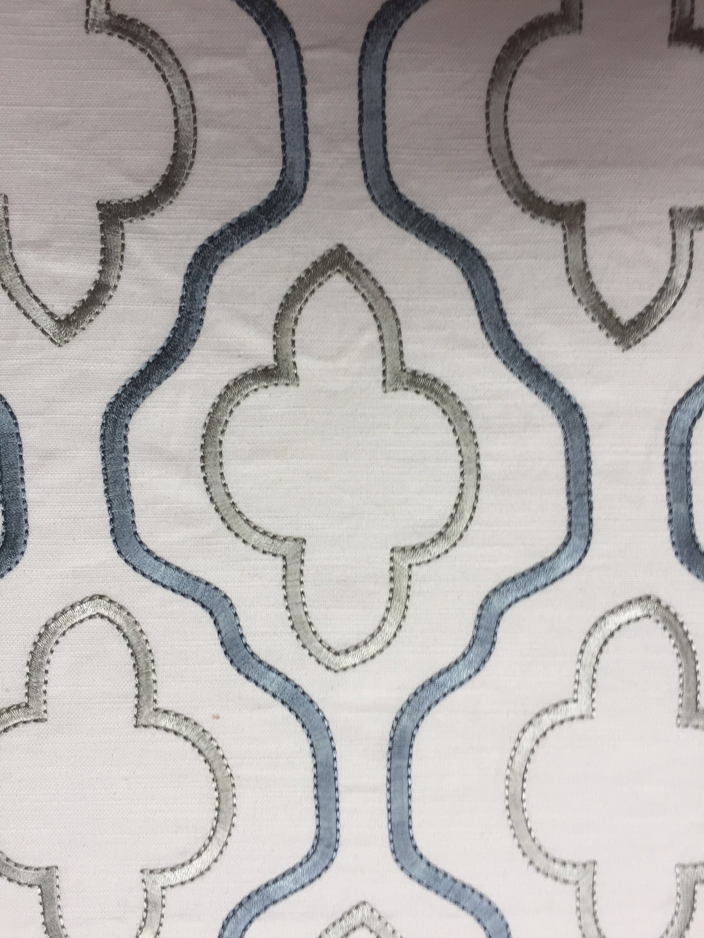 Embroidered Cotton/ Linen Geometric Fabric, 34 piece - Etsy.de