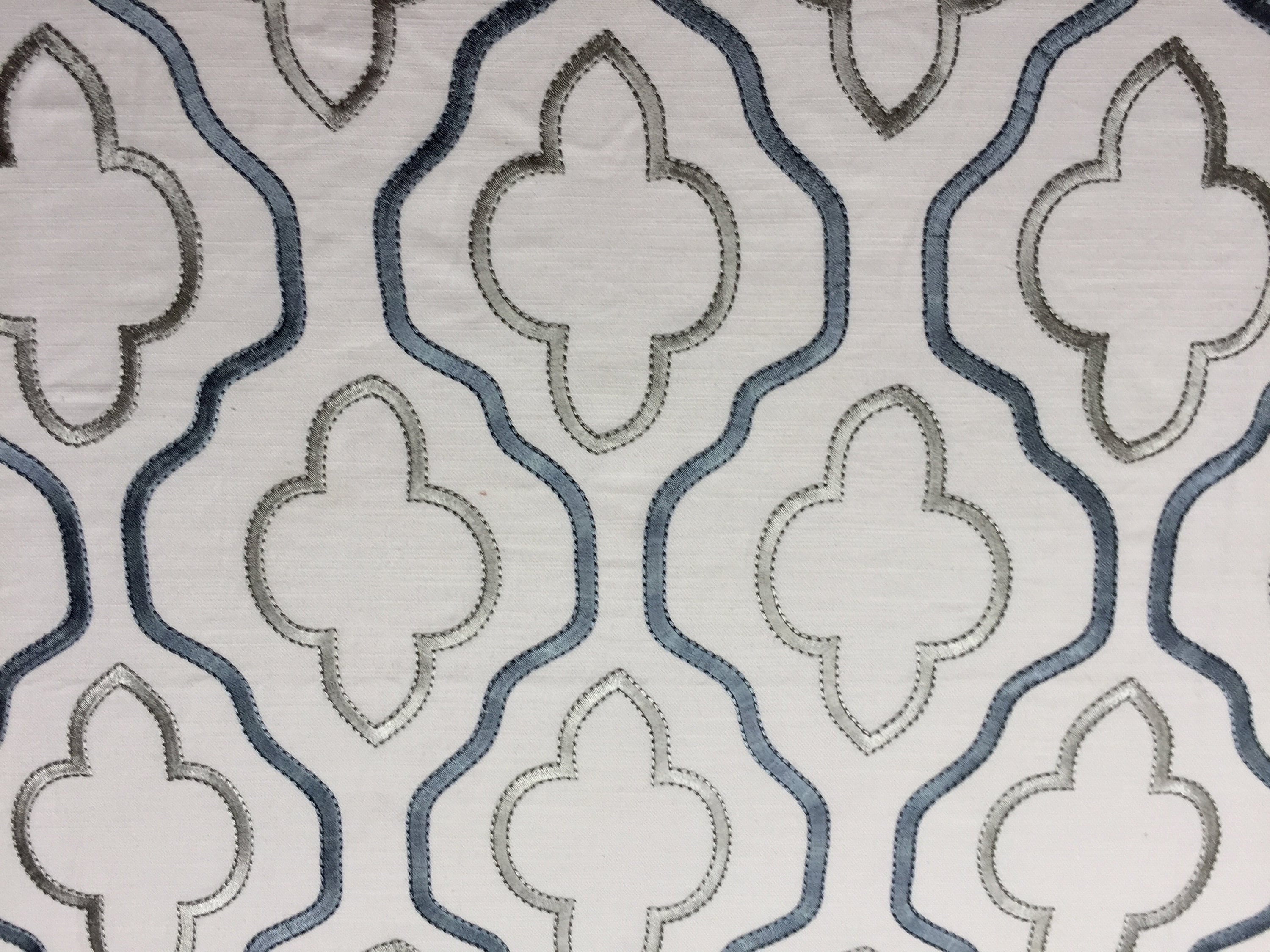 Embroidered Cotton/ Linen Geometric Fabric, 34 piece - Etsy.de