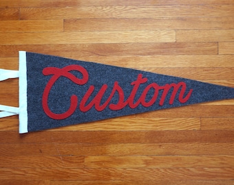Felt pennant | Etsy