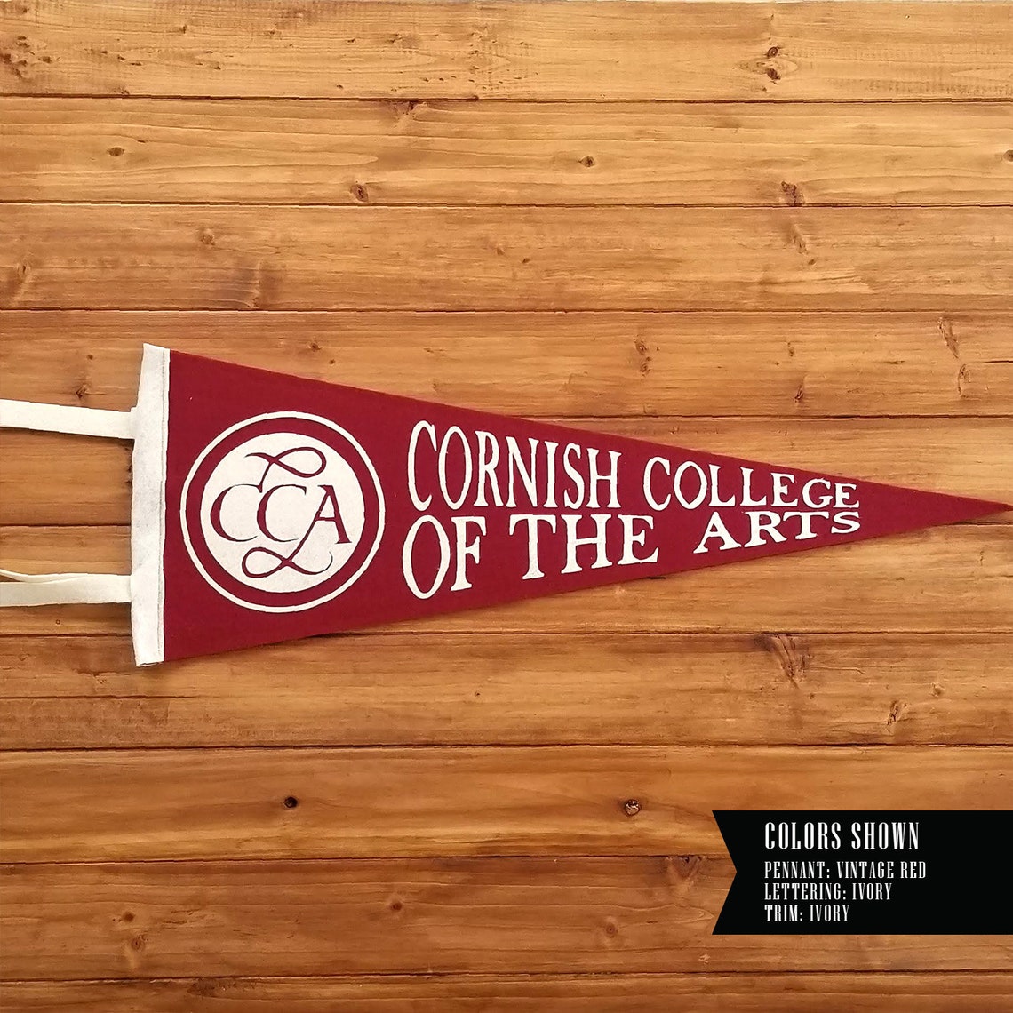 Custom Logo Felt Pennant | Etsy