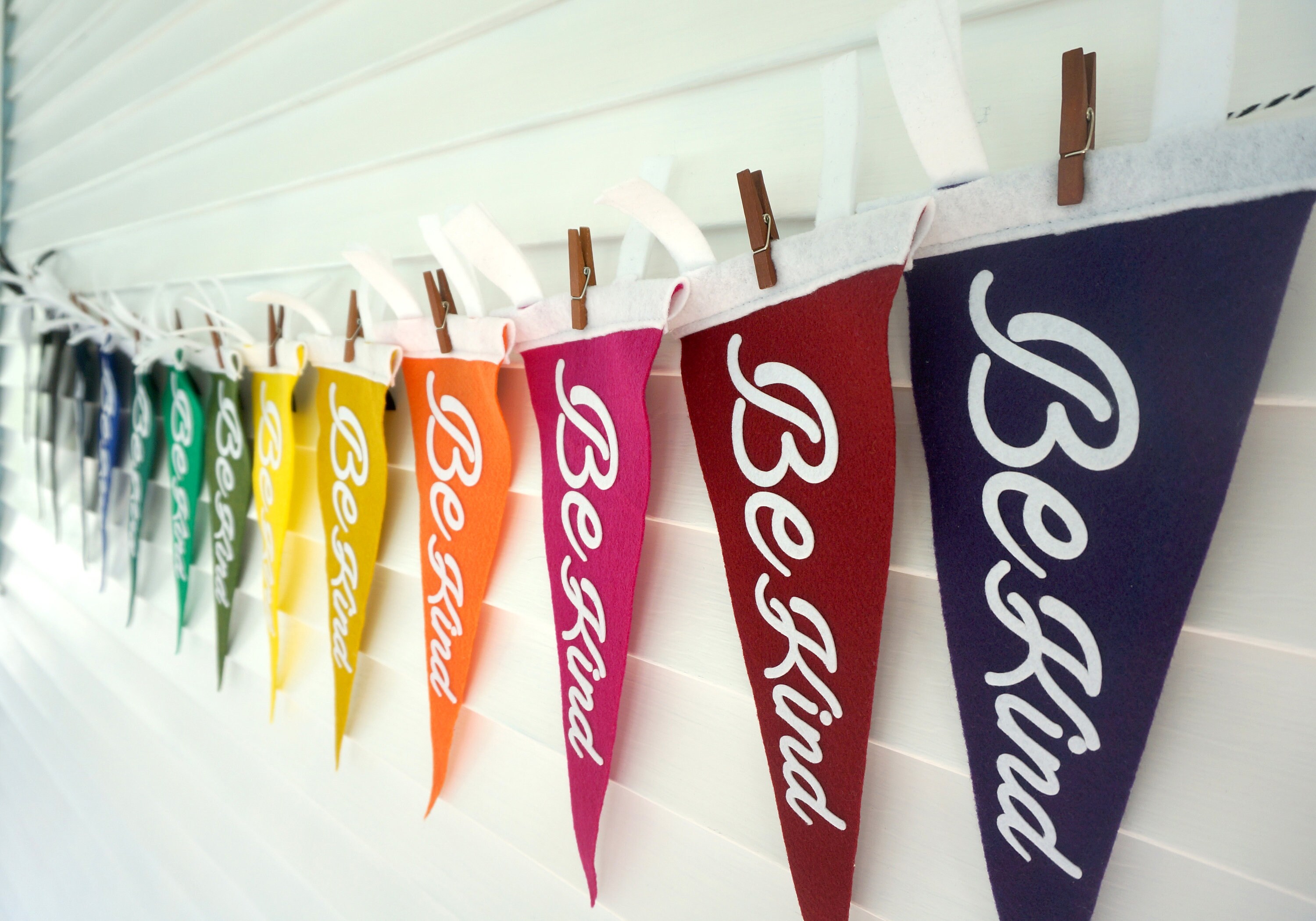 Be Kind Mini Pennant - Etsy