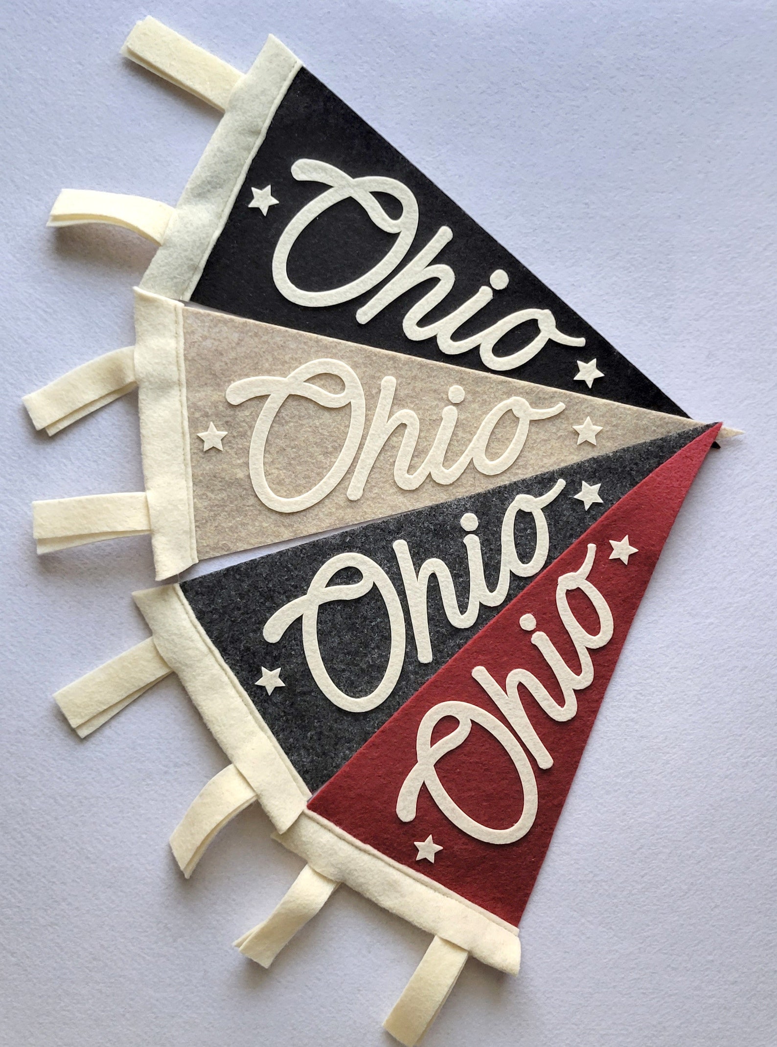Ohio Mini Felt Pennants - Etsy