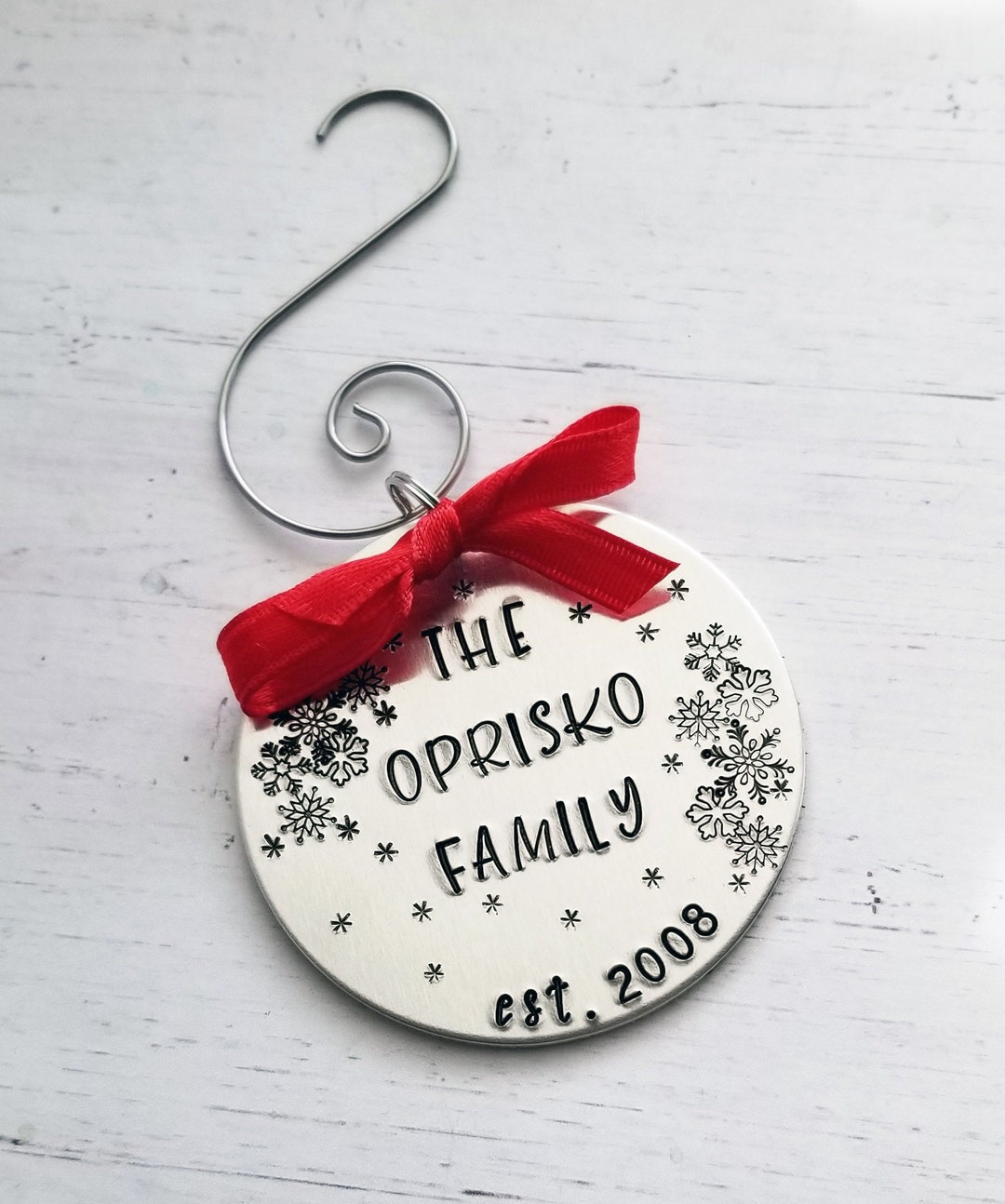 Family Christmas Ornament, Family Gift, Christmas Gift, Wedding Gift ...