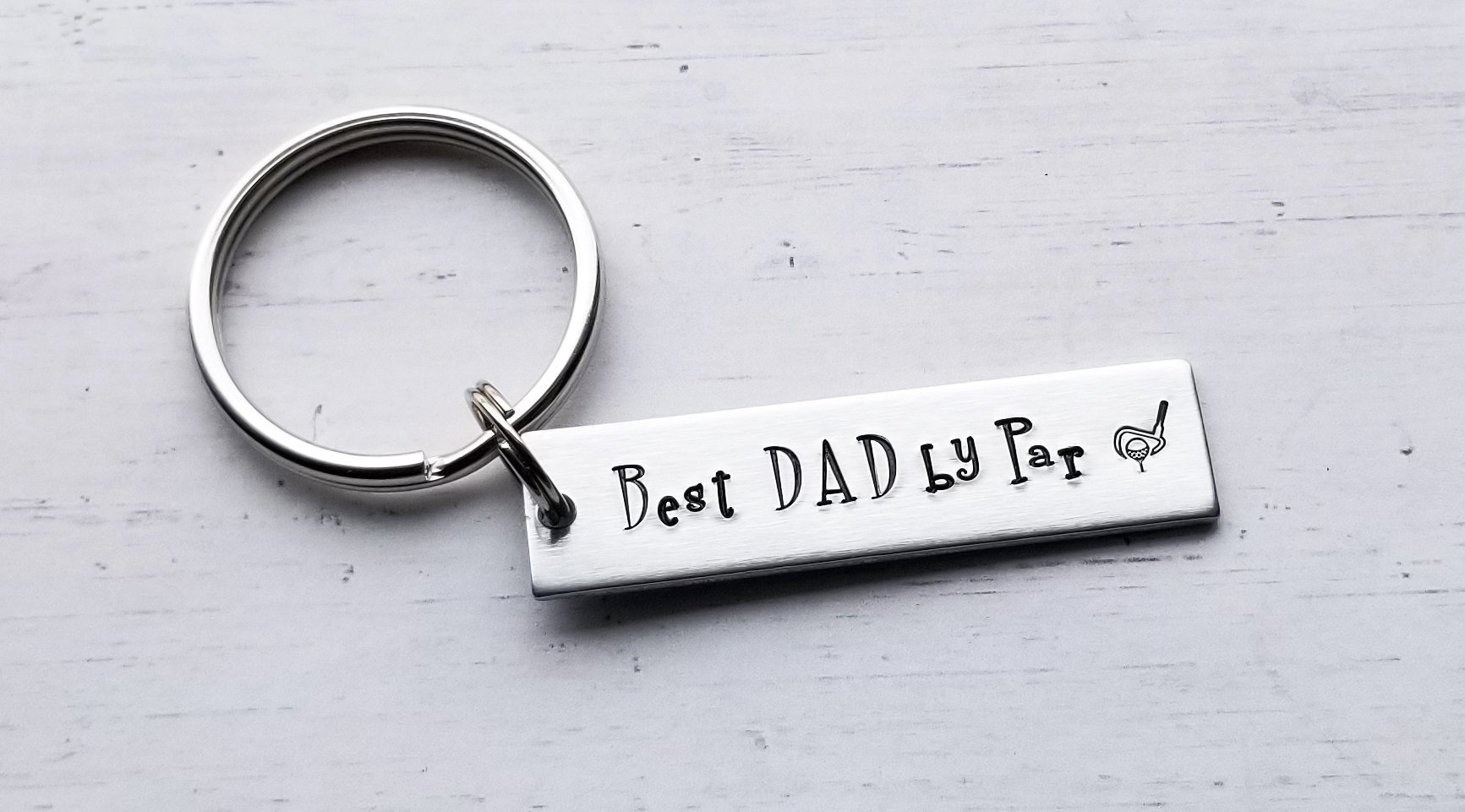 Dad Keychain New Dad Best Dad by Par Fathers Day Keychain | Etsy