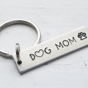 Dog Mom Keychain Dog Keychain Dog Mom Gift Puppy Mom Gift | Etsy