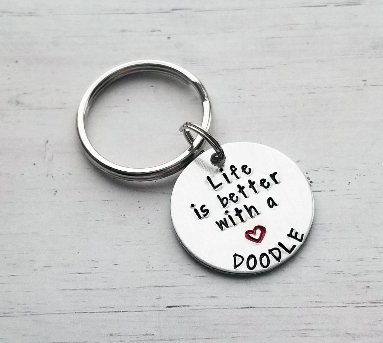 Dog Keychain Doodle Keychain Pet Keychain Custom Keychain - Etsy