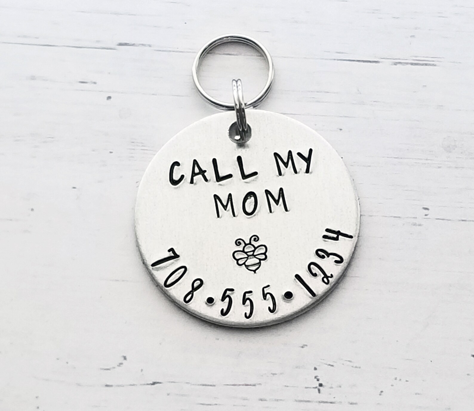 ID Tag - Phone Number Tag - Child ID Tag- Kids Backpack Tag - Tag for ...