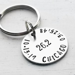 Marathon Keychain, Runner Keychain, Half Marathon Keychain, 26.2 ...