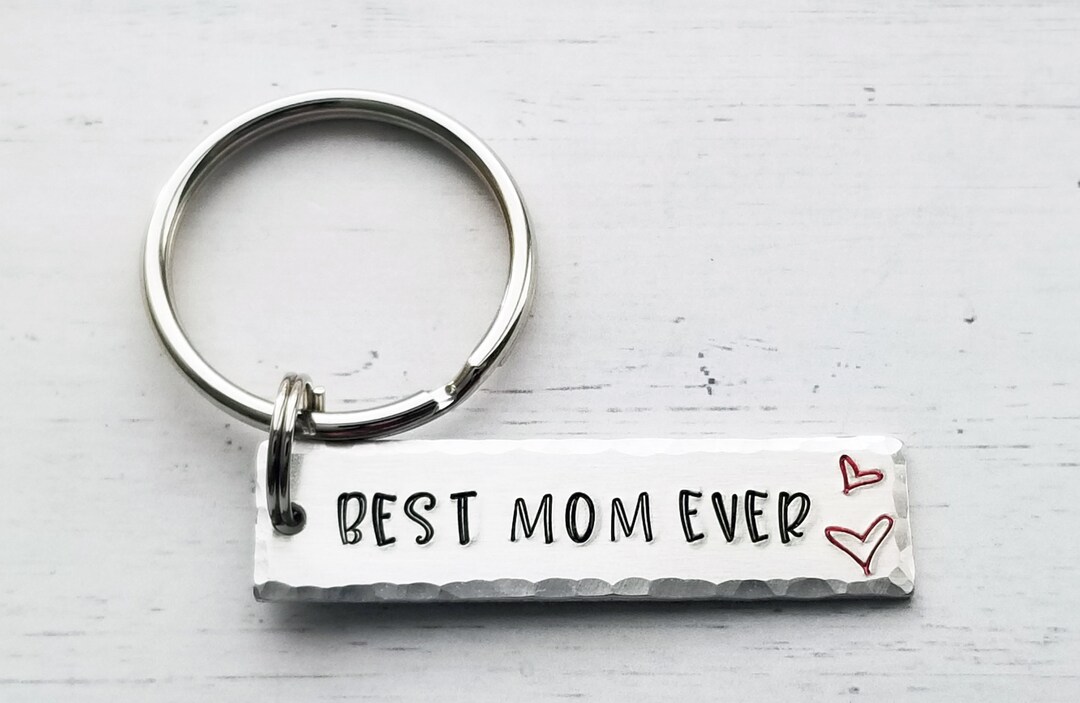Mom Keychain, Best Mom Ever Keychain, Mothers Day Keychain, Keychain ...