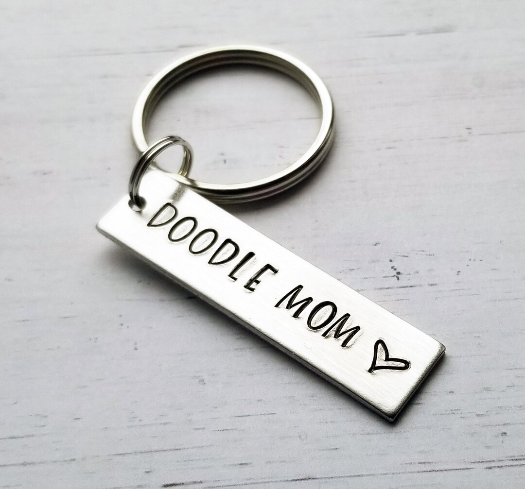 Dog Keychain, Doodle Keychain, Pet Keychain, Custom Keychain Gift ...