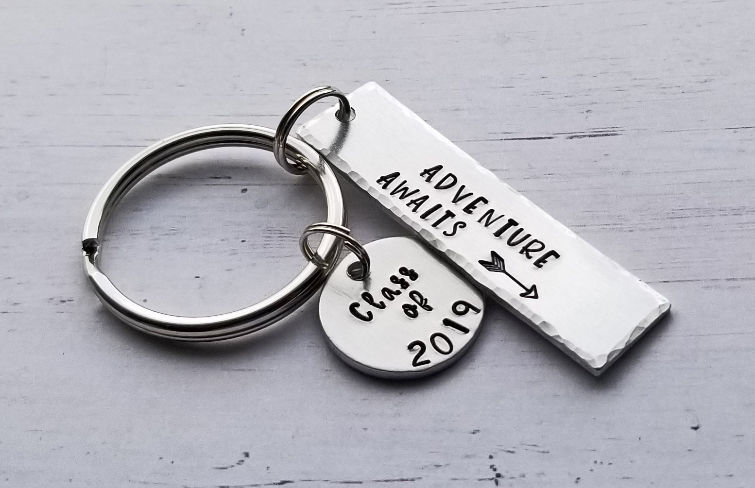 Adventure Awaits keychain Graduation keychain New Driver | Etsy