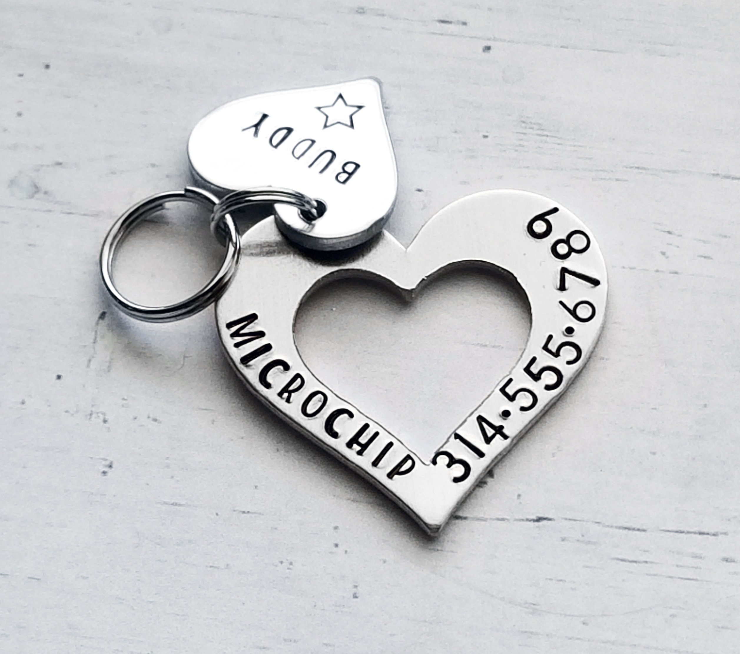 Heart Shaped Dog Tag Dog Tag for Collar Dog Tag for Dogs - Etsy