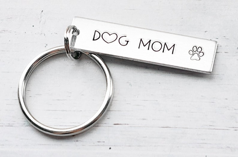 Dog Mom Keychain Dog Keychain Dog Mom Gift Puppy Mom Gift - Etsy
