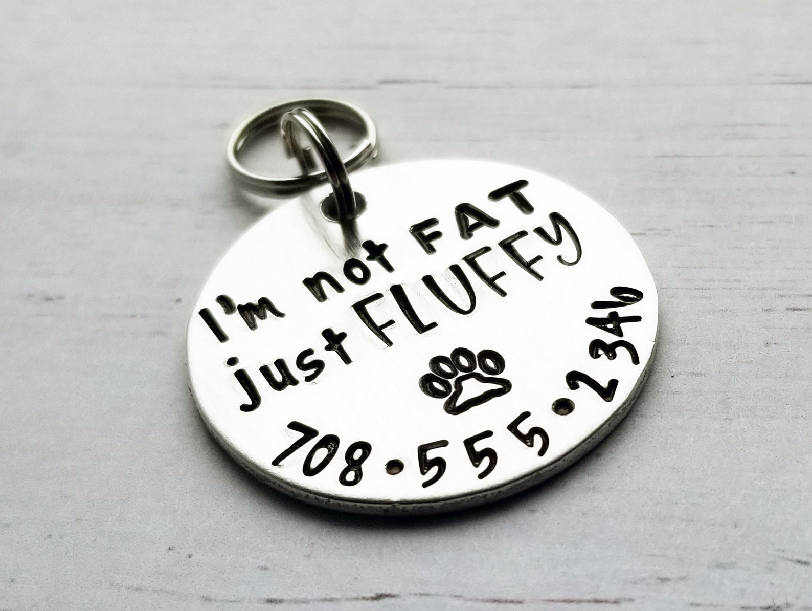 Pet ID Tag Dog Tag for Dogs Dog ID Tag Dog Name Tag Dog | Etsy