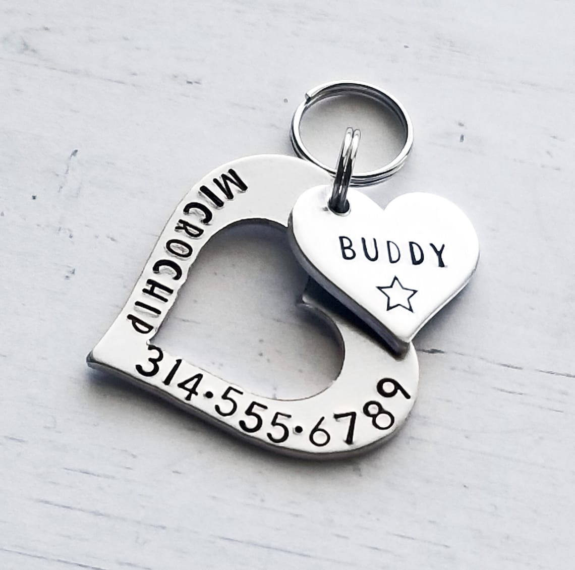 Heart Shaped Dog Tag Dog Tag for Collar Dog Tag for Dogs - Etsy