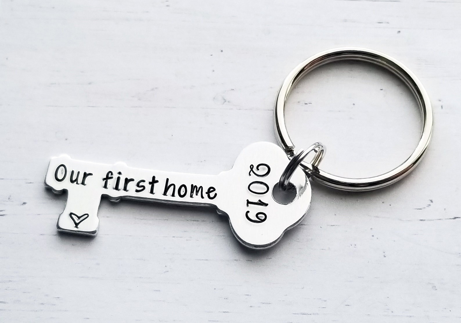 New Home Keychain Our First Home Keychain House Warming - Etsy